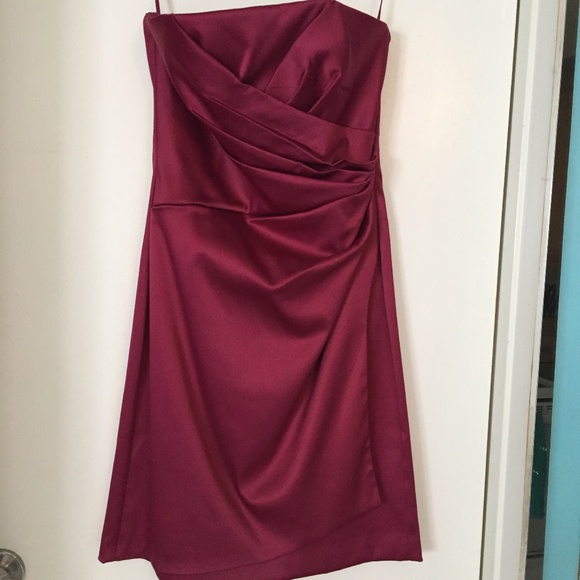 Dresses | Ruby Colored Cocktail Dress | Poshmark